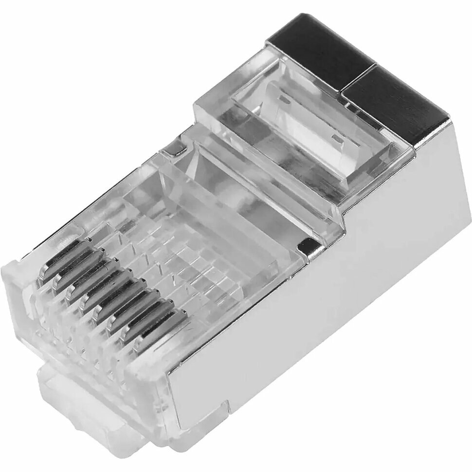 Коннектор TWT TWT-PL45/S-8P8C RJ45 STP 8P8C, универсальный, cat.5e 100шт/уп, 2167608