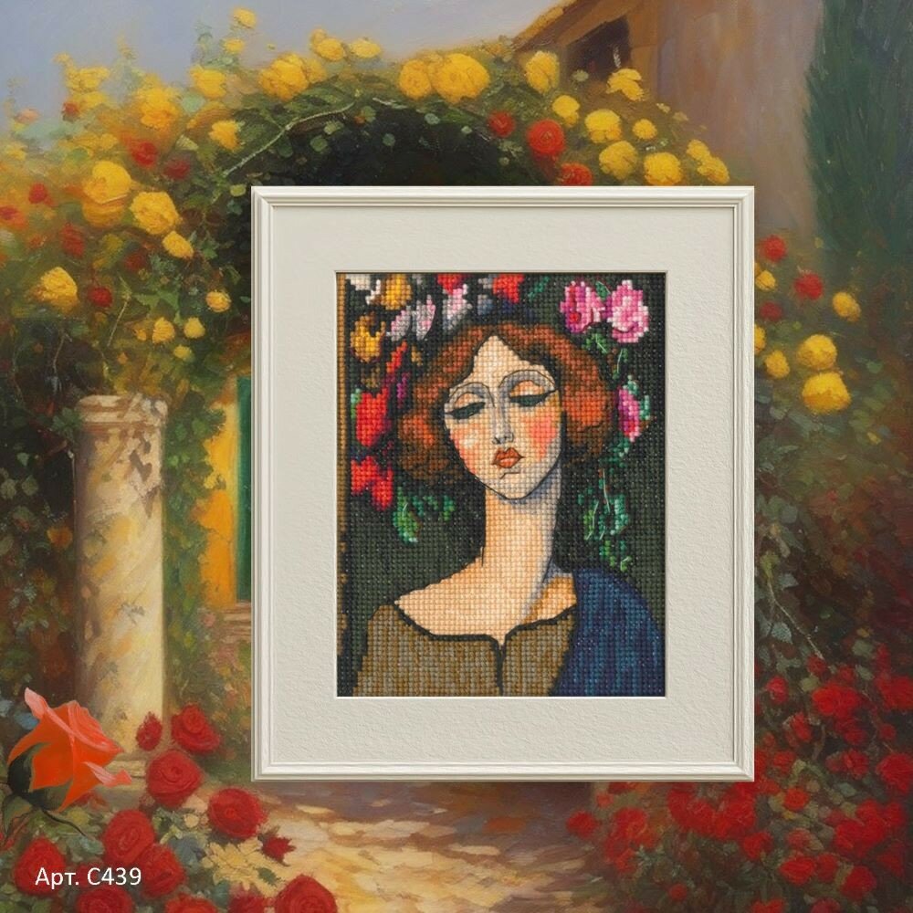 Вышивка Полная, "Откровение цвета" 16 Aida РТО (Россия) арт. C439 — фото 1
