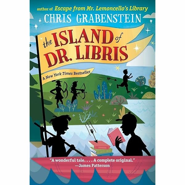 The Island of Dr. Libris，Reprinted paperback book