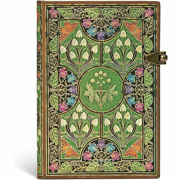 Poetry in Bloom Mini Lined Hardcover Journal, 208pg, 85GSM by Paperblanks (Poetry in Bloom)，Reprinted paperback book