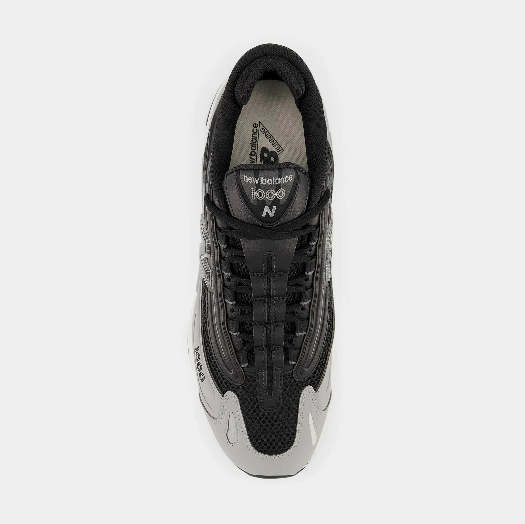 Кроссовки New Balance, размер RU 43.5 USm 10.5 СМ 28.5, серый, черный — фото 1
