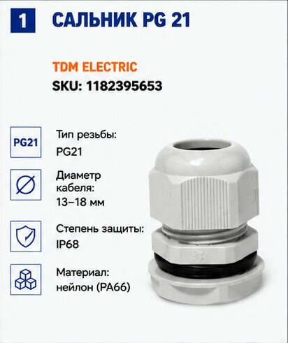 Сальник PG 21
