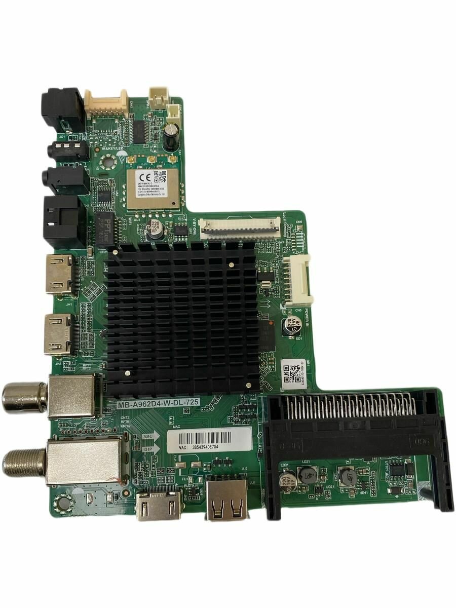 Плата основная, для телевизора Sber SDX-55U4125 P: PT550GT09-1 ver.1.0