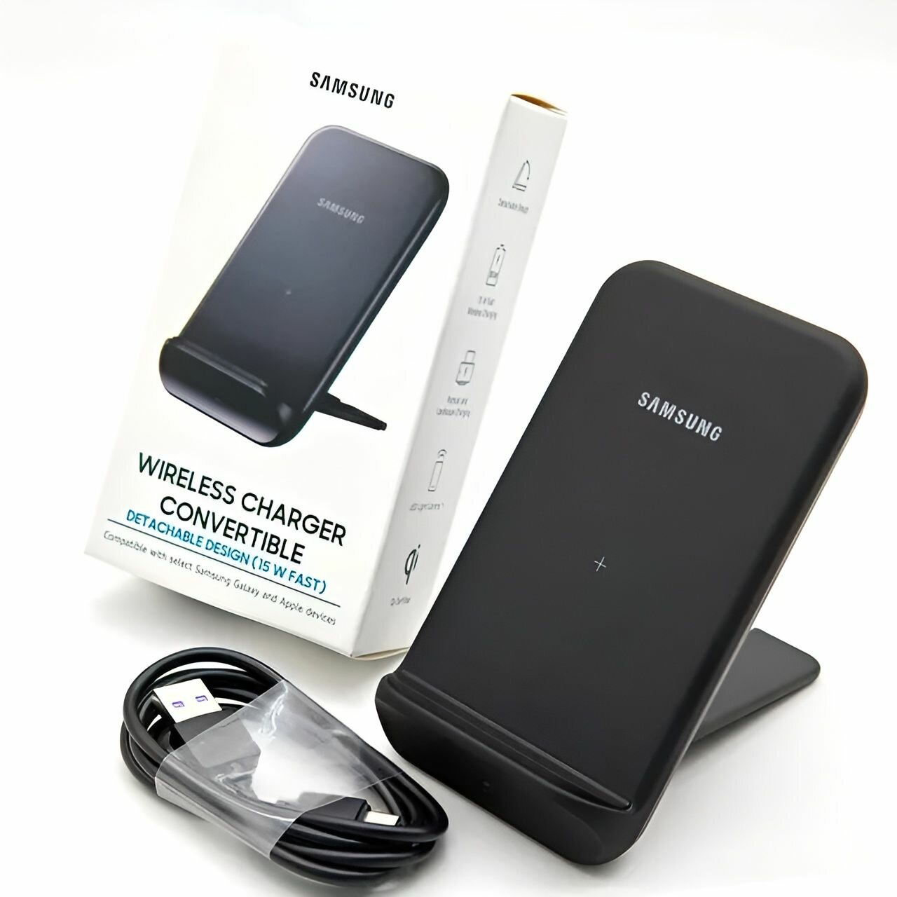 Беспроводное зарядное устройство Samsung EP-N3300, 9Вт, USB Type-C, черный