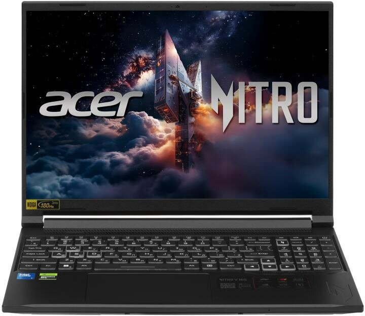 NH. U27CD.005 16" Ноутбук Acer Nitro V 16S ANV16S-71-78HL черный [английская/русская раскладка, 2560x1600, IPS, Intel Co