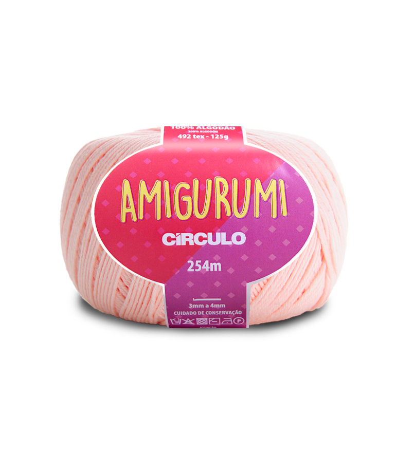 Пряжа CiRCULO AMIGURUM, 100 % мерсеризованный бразильский хлопок, 254 м, 150 г, цвет 3148