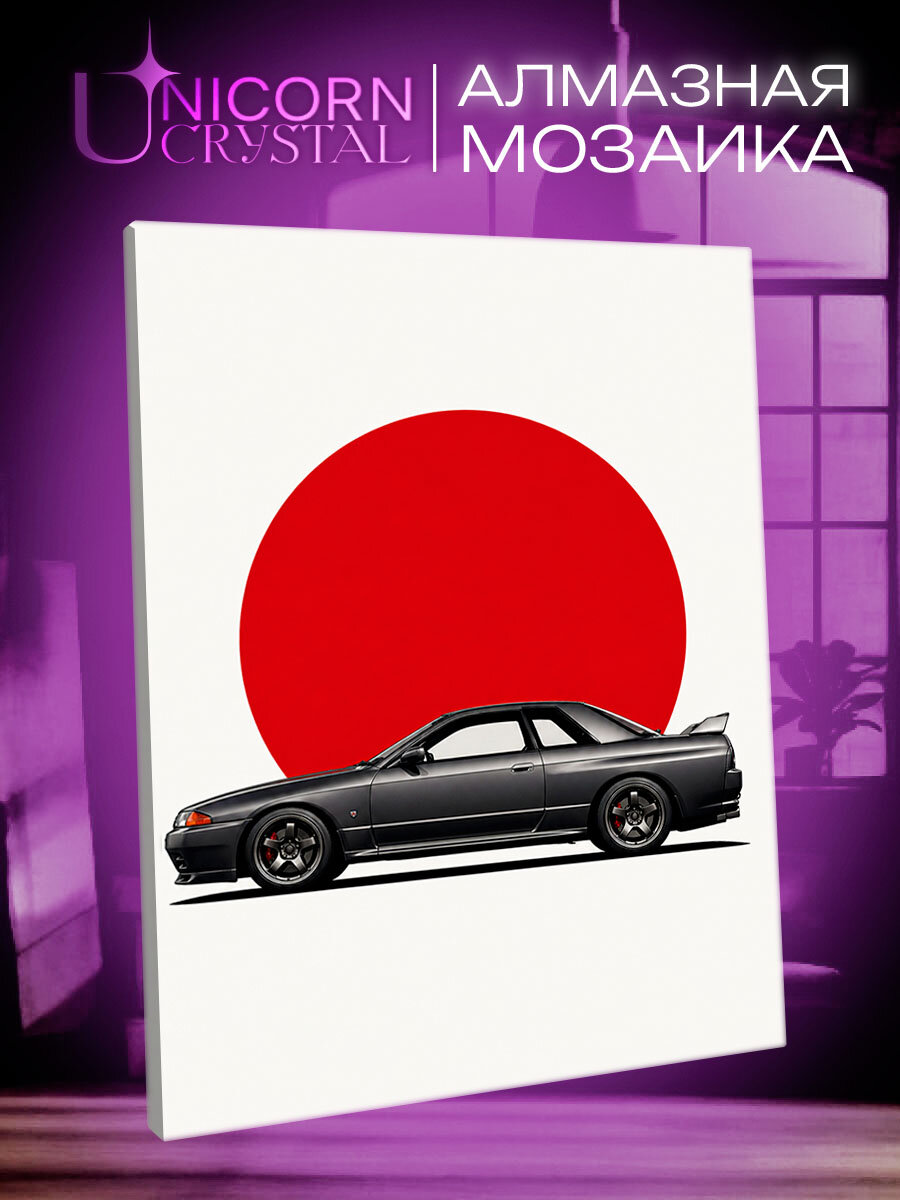 Алмазная мозаика Nissan Skyline GT-R R32