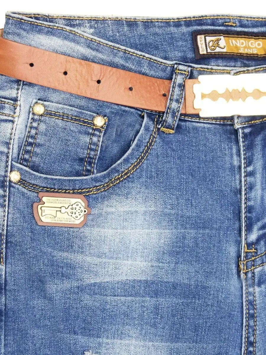 Джинсы Indigo jeans Осень-Зима 2020-2021, размер 170, синий — фото 1