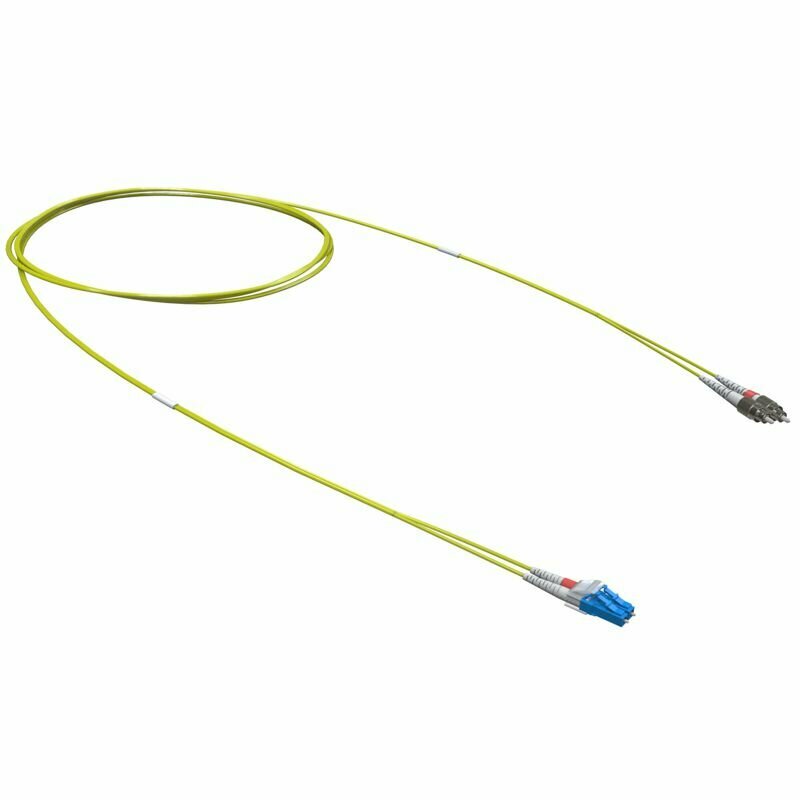 Шнур оптический коммутационный LC-UPC/FC-UPC Duplex 9/125 OS2 Tx-Rx LSZH 1м DKC RNPC9DFULU1