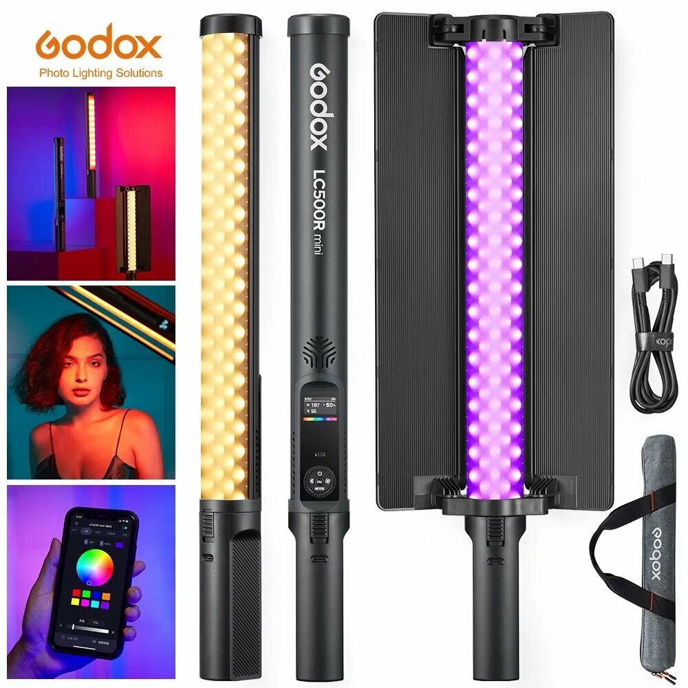 Godox LC500R mini 2500K-8500K Светодиодная световая трубка