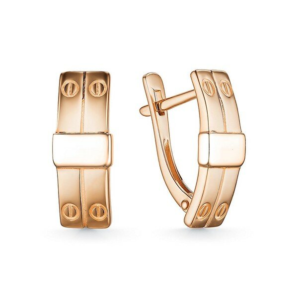 Серьги JEWELIN, красное золото, 585 проба