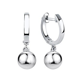 Серьги конго JEWELIN, серебро, 925 проба
