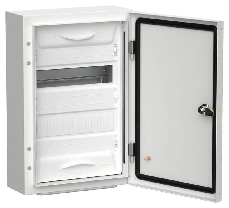 Корпус ЩРн-24 (1х24) TITAN 5 460х310х140 IP54 одна дверь метал. бел. IEK TI5-50-N-024-54