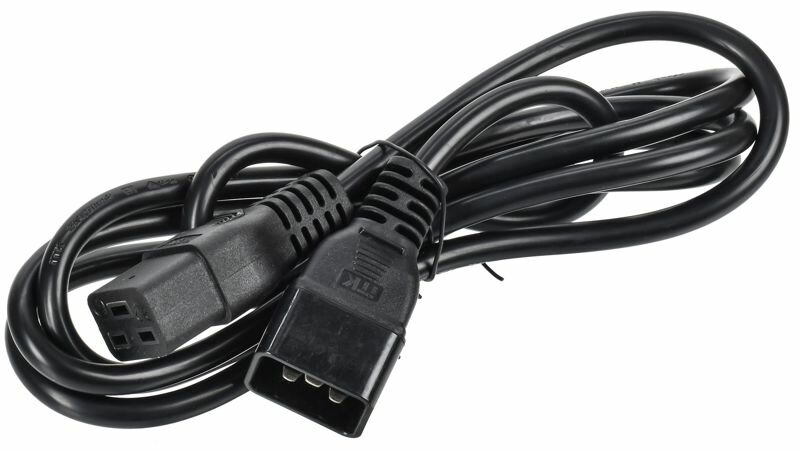 Кабель электропит. PDU 3х1.5 2м с разъемами С19-C20 ITK PC-C19C20-2M
