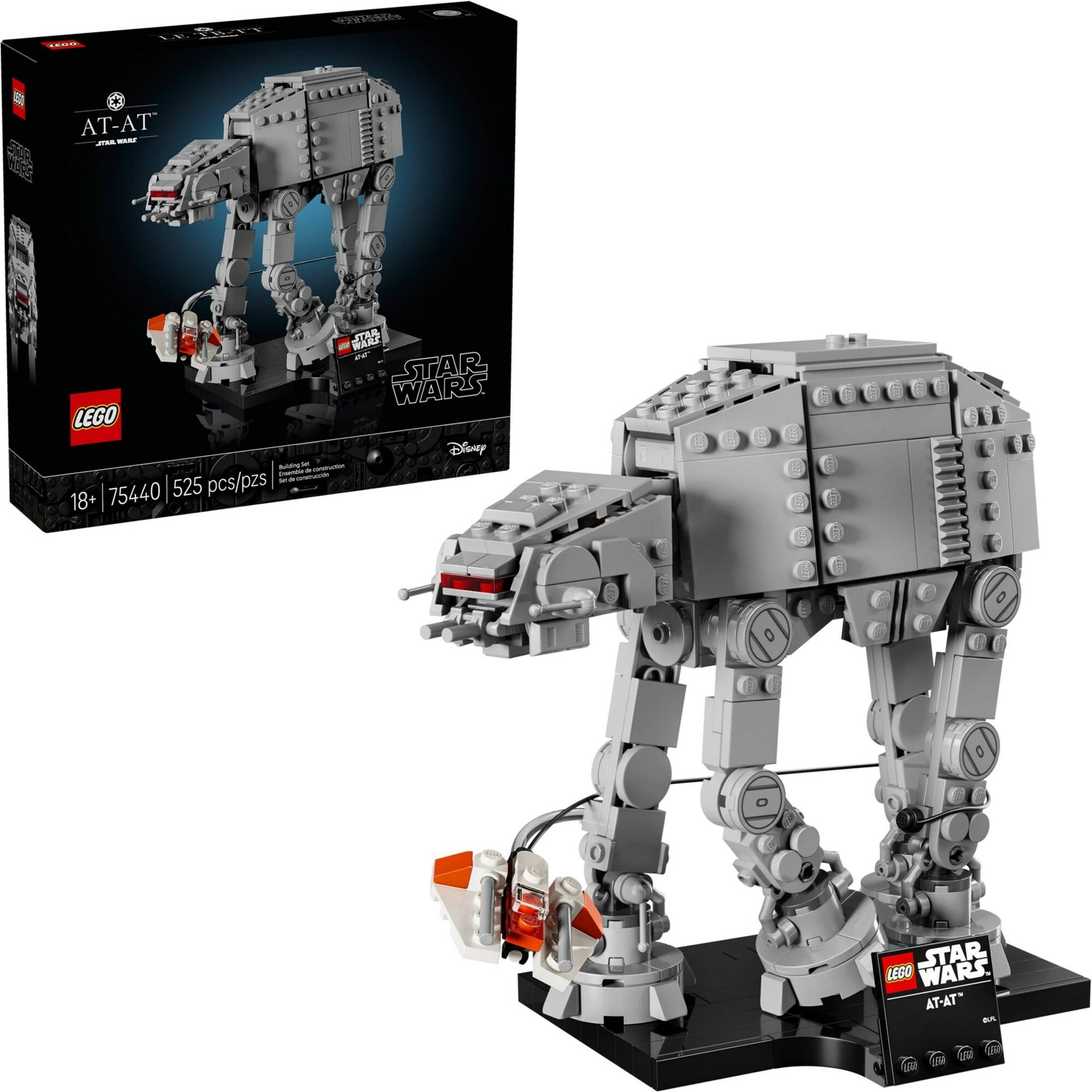 Конструктор LEGO Star Wars 75440 Шагоход AT-AT, серый, 525 дет.