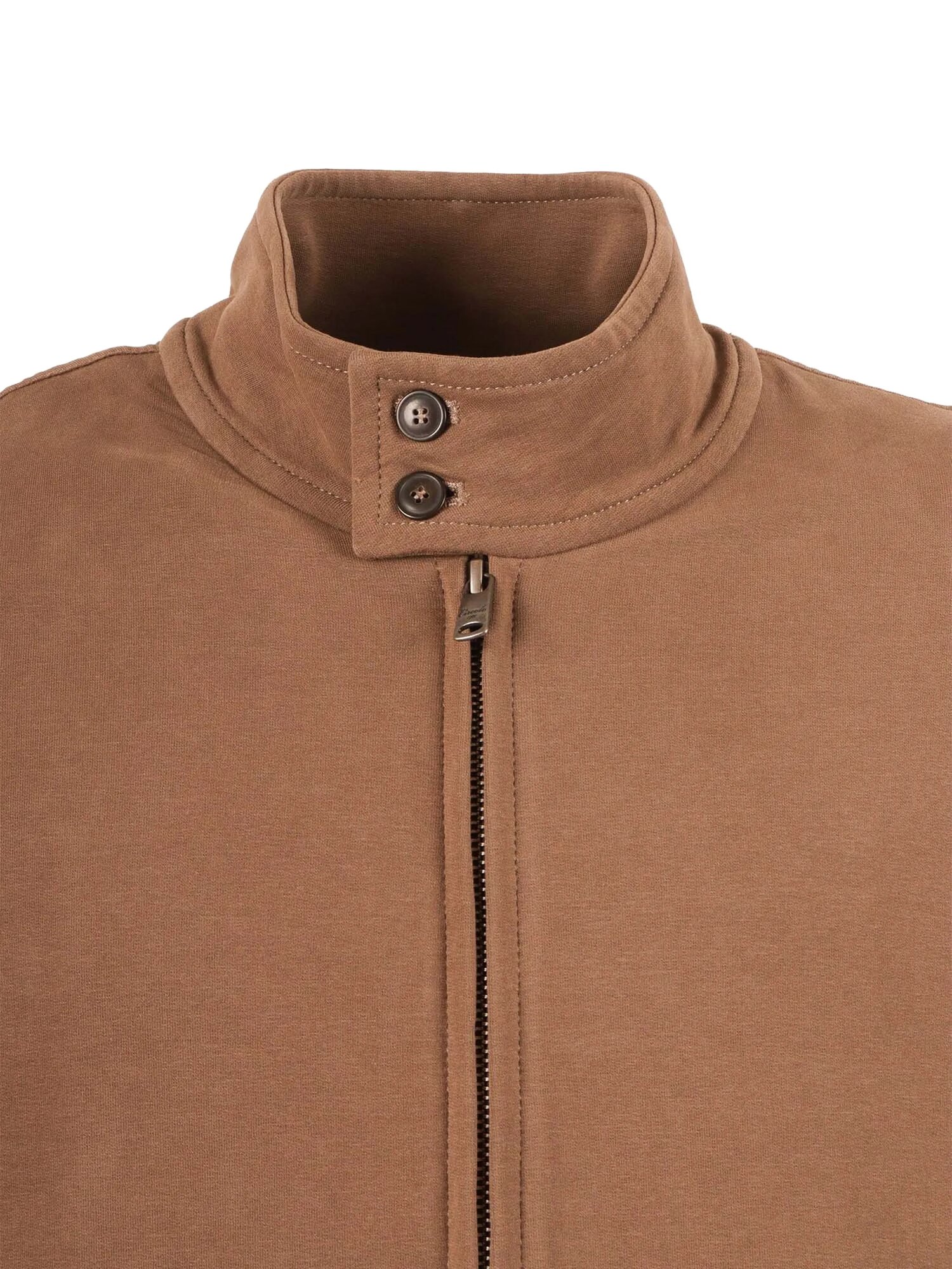 Куртка Circolo 1901 Harrington zip-up bomber jacket, размер L, brown — фото 1