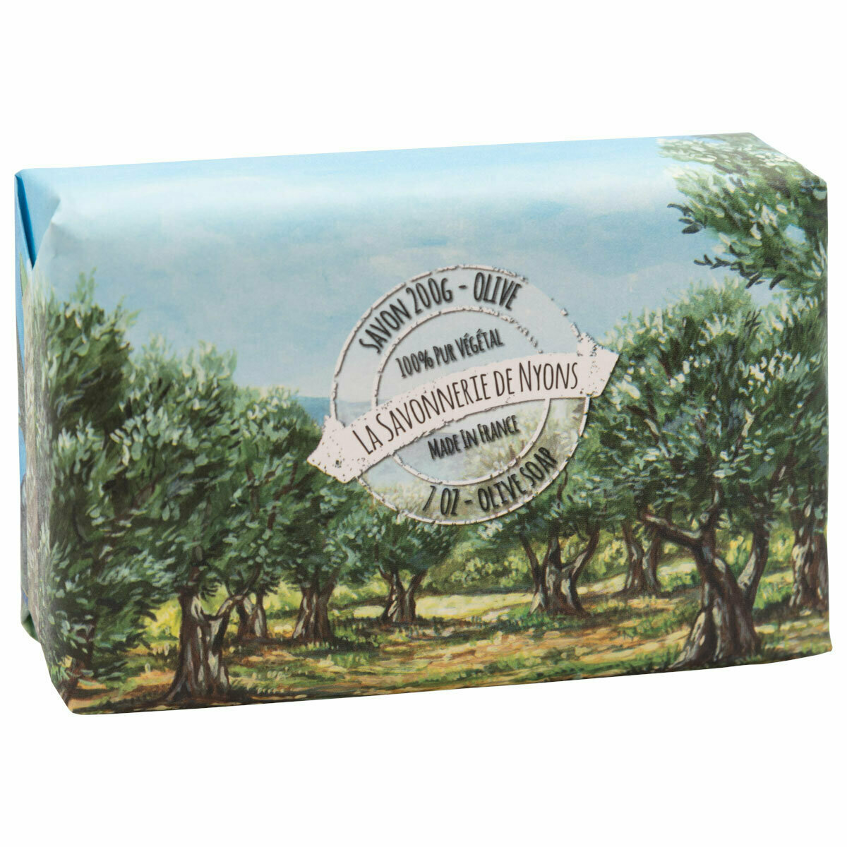 Мыло твёрдое La Savonnerie de Nyons с оливой, 200 г