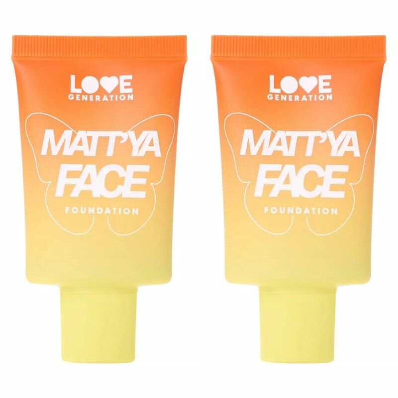 Love Generation Тональный крем Матирующий с экстрактом матчи Matt'ya Face 03 Холодный бежевый, 30 мл