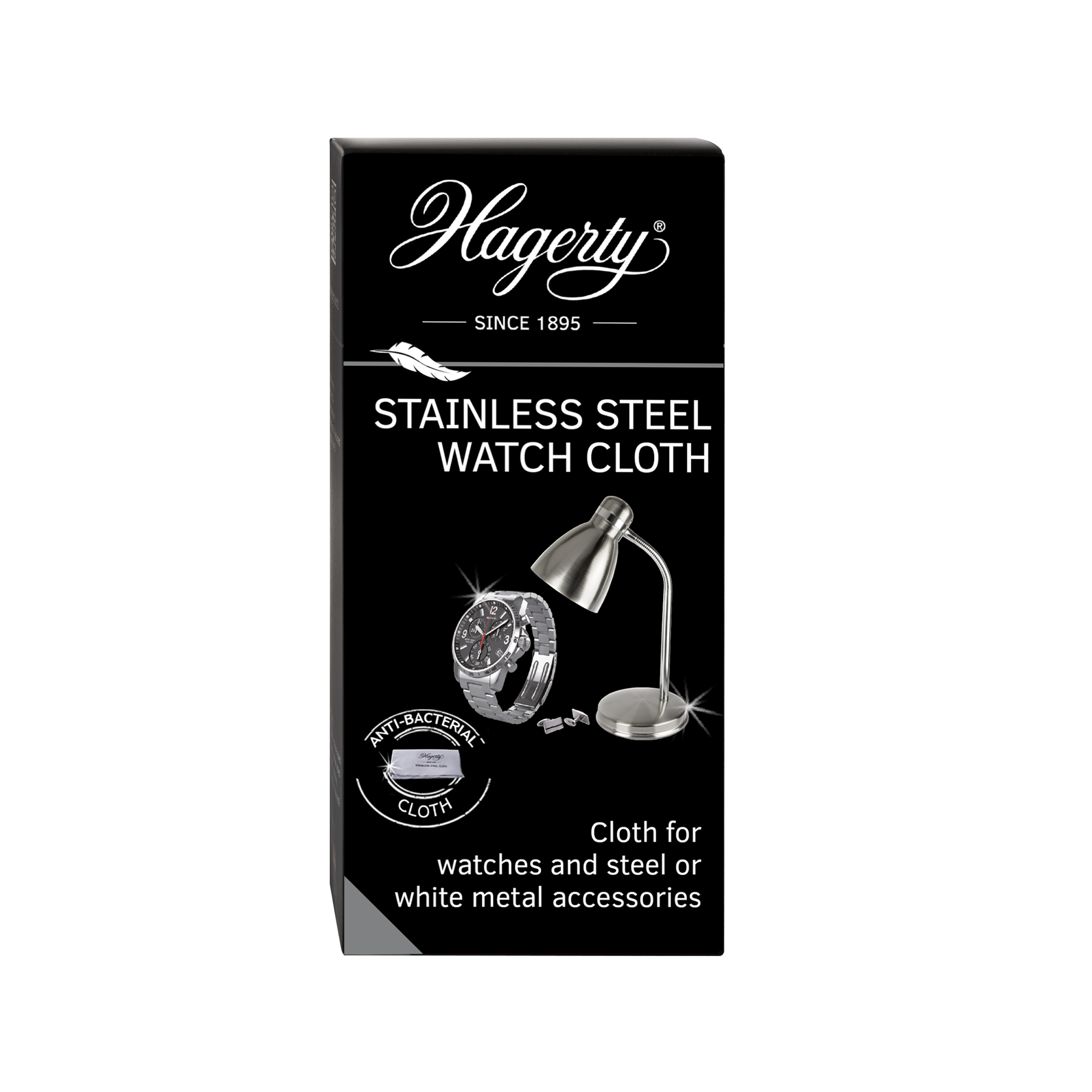 Салфетка для часов и аксессуаров из нержавеющей стали 116312 Hagerty Stainless Steel Watch Cloth, 30 х 36 см