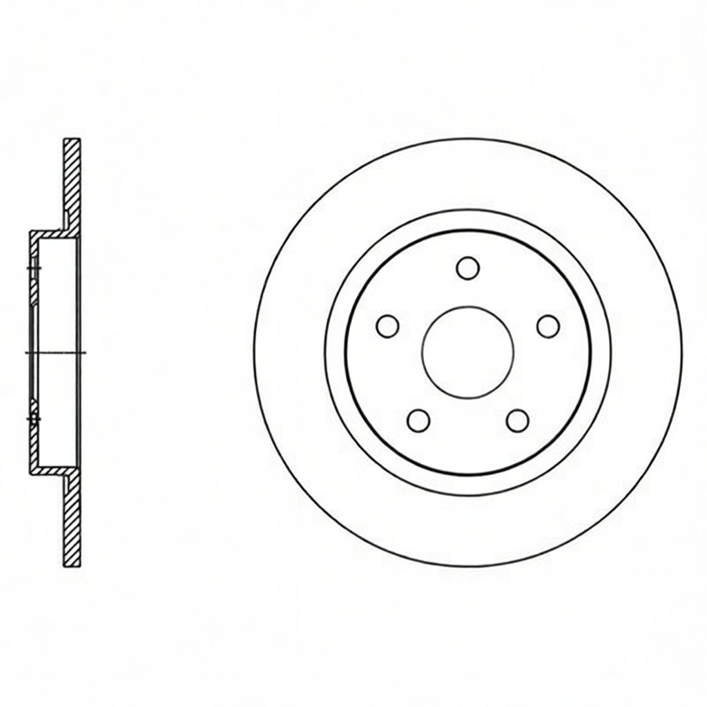 Диск тормозной SD4084 Sangsin brake арт. SD4084