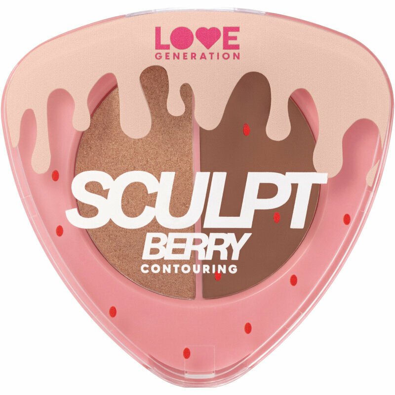Палетка для контуринга лица Love Generation Contouring Face Palette "SculptBerry" тон 01