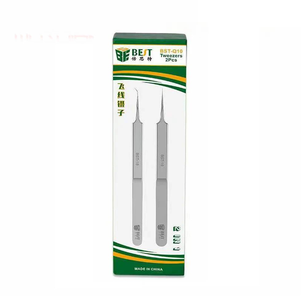 Пинцеты BEST BST-18/BST-19, 2шт, цвет 2IN1