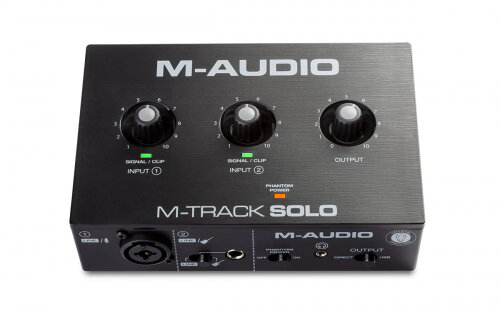 Аудиоинтерфейс-USB M-audio M-TRACK SOLO II