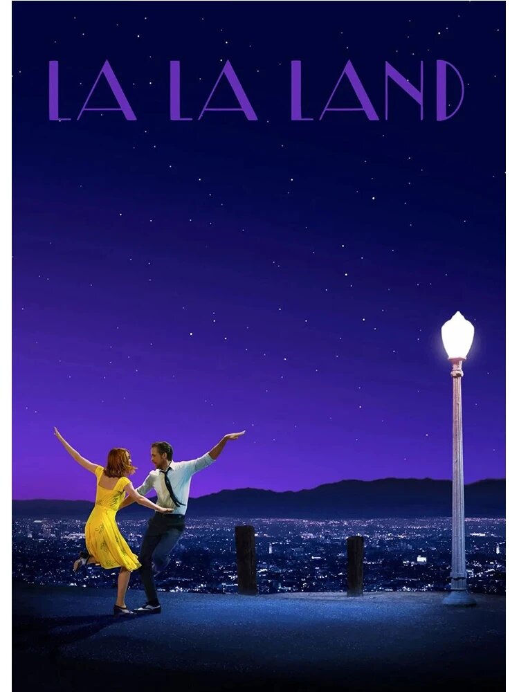 Винтажный плакат La La Land Cuadros K, 20x30cm No Frame