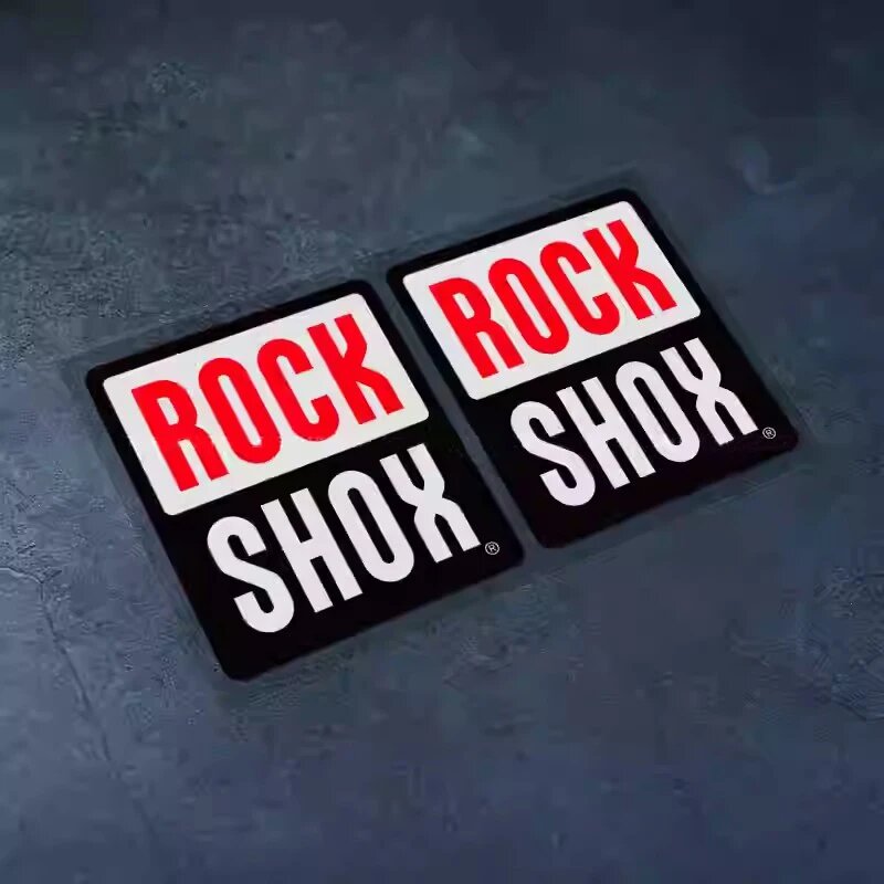 2x автомобильный Стайлинг, виниловые наклейки для ROCKSHOX Sponsor, модифицированная наклейка, горный велосипед, передняя амортизационная подвеска, наклейка