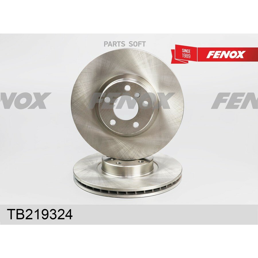 FENOX TB219324 Диск тормозной BMW X5 E70/X6 E71 передний D 348мм.
