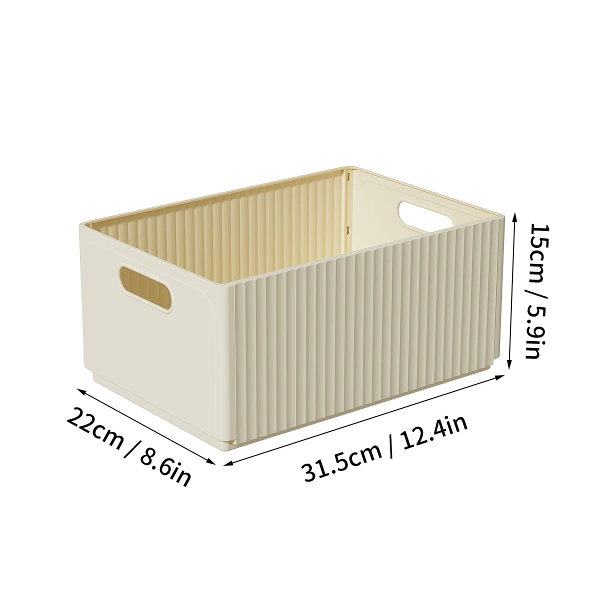 Складной контейнер WORTHBUY Beige L 1pc