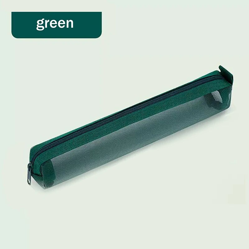 JETTING прозрачный сетчатый пенал Зеленый, Green