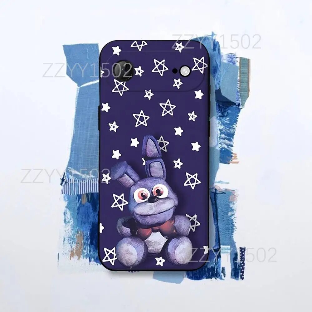 FNAF F-Five N-Nights at-Freddys для iPhone 17,16,15,14,13,12, X, XS,8,7, Pro, Max, Plus, E, SE4, Air, Mini защитный чехол для телефона
