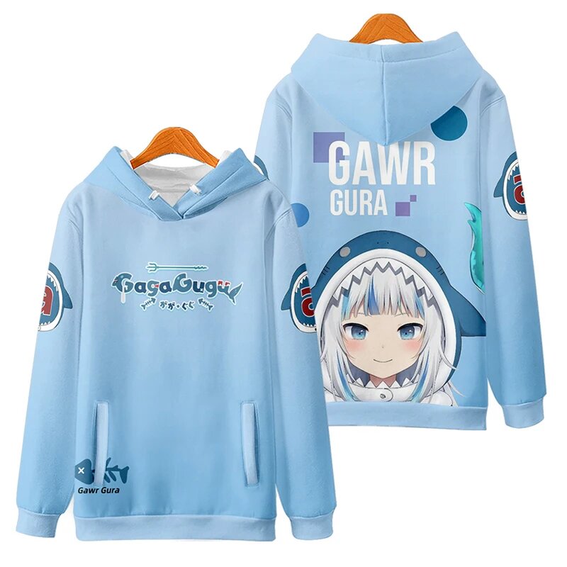 Gawr Gura Худи 5XL, Цвет: DHZ8J252511H