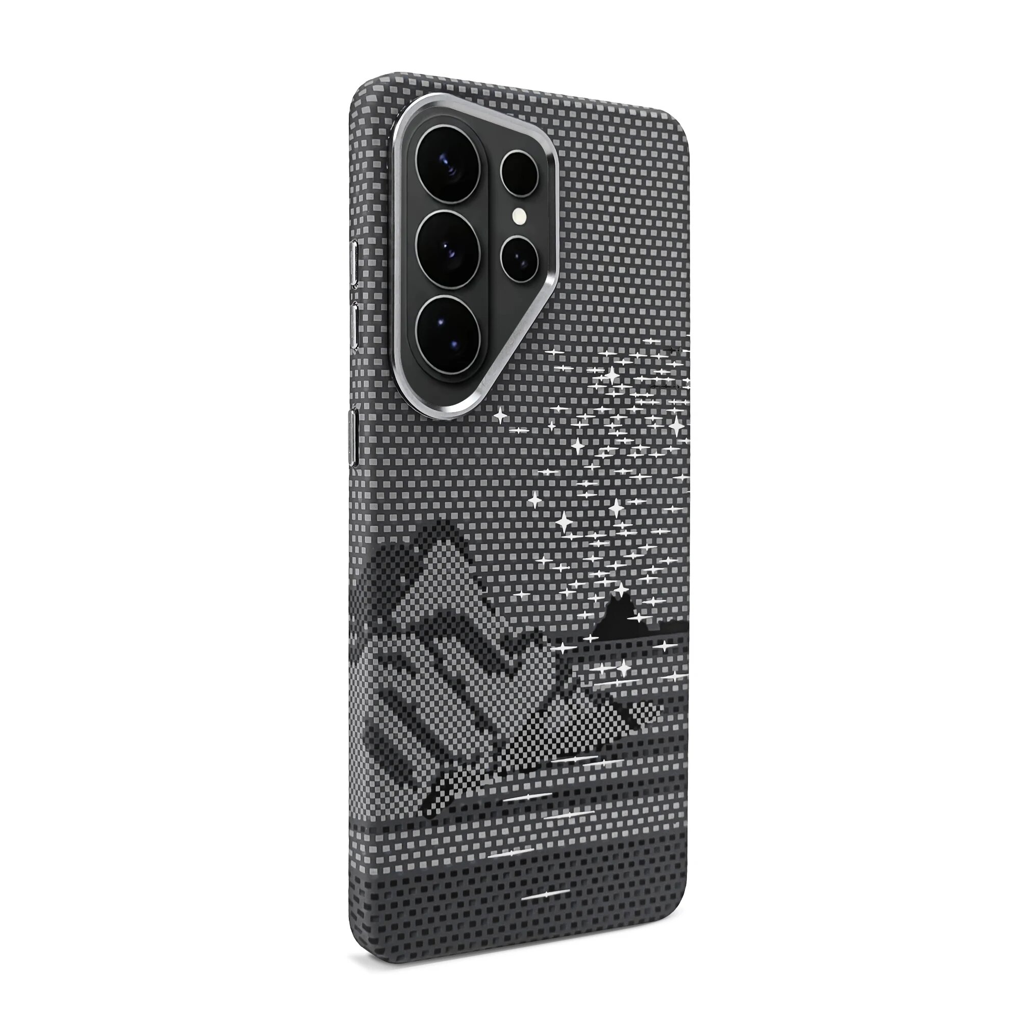 Ультратонкий Чехол Из Кевлара С Узором Под Карбон Для Samsung S26 Galaxy S25 Ultra, Черный, Grey
