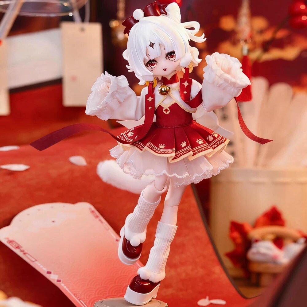 В наличии: Оригинальная коллекционная кукла Come4free Lucky Little Sign Spirit 1/8 BJD в слепой коробке, с подвижными суставами, милая фигурка-украшение, праздничный подарок