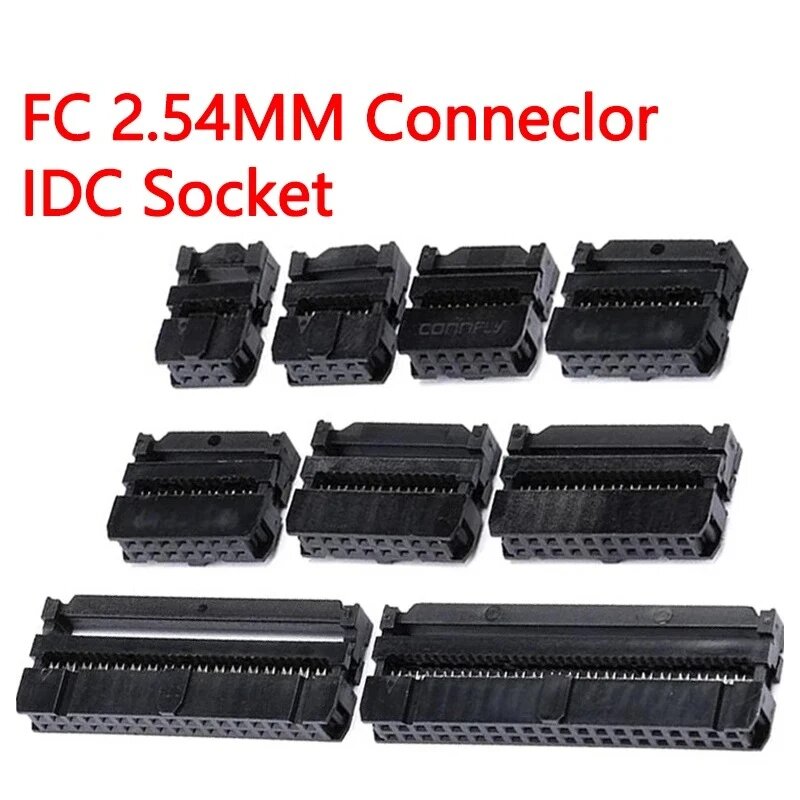 IDC гнездо двухрядное 2.54 мм, 40P