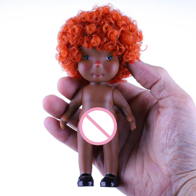 Кукла Aitoyya Sweet Potato 14 см Винил Black-orange afro