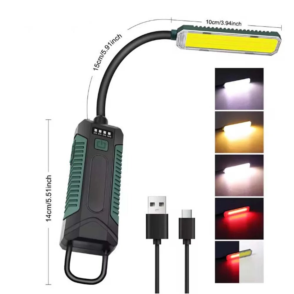 T-SUNRISE Портативный LED Фонарь с Магнитным Креплением