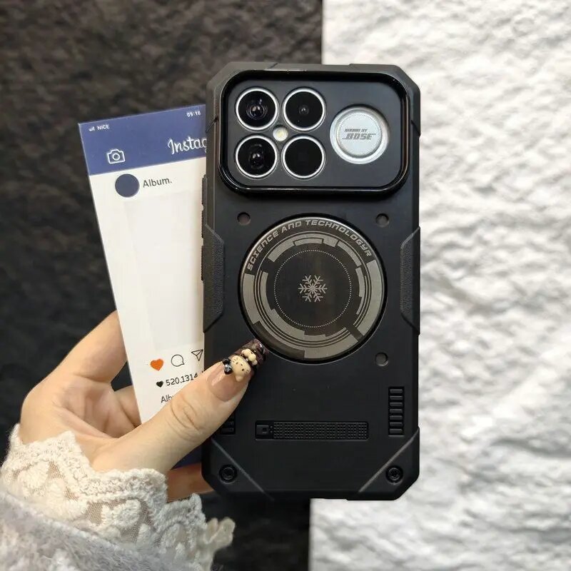 Чехол для Poco F8 Ultra F8 Pro с графеновым теплоотводом, жесткий Поко F8 ультра, Черный, черный