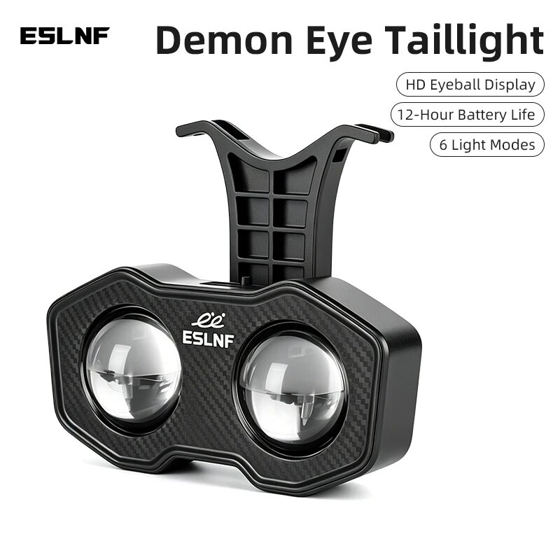 ESLNF Задний фонарь для велосипеда Demon Eye, Double eyes