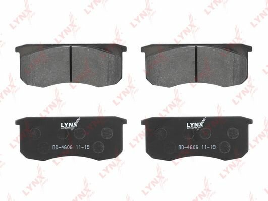 LYNXauto Колодки тормозные передние UAZ Hunter 2.2-2.9 03> , Patriot 97> 2.3D-2.7 19> , 31519/315195 2.3-2.9 97-19 , 3160/3162/3163/31631 2.3-2.7 97-19