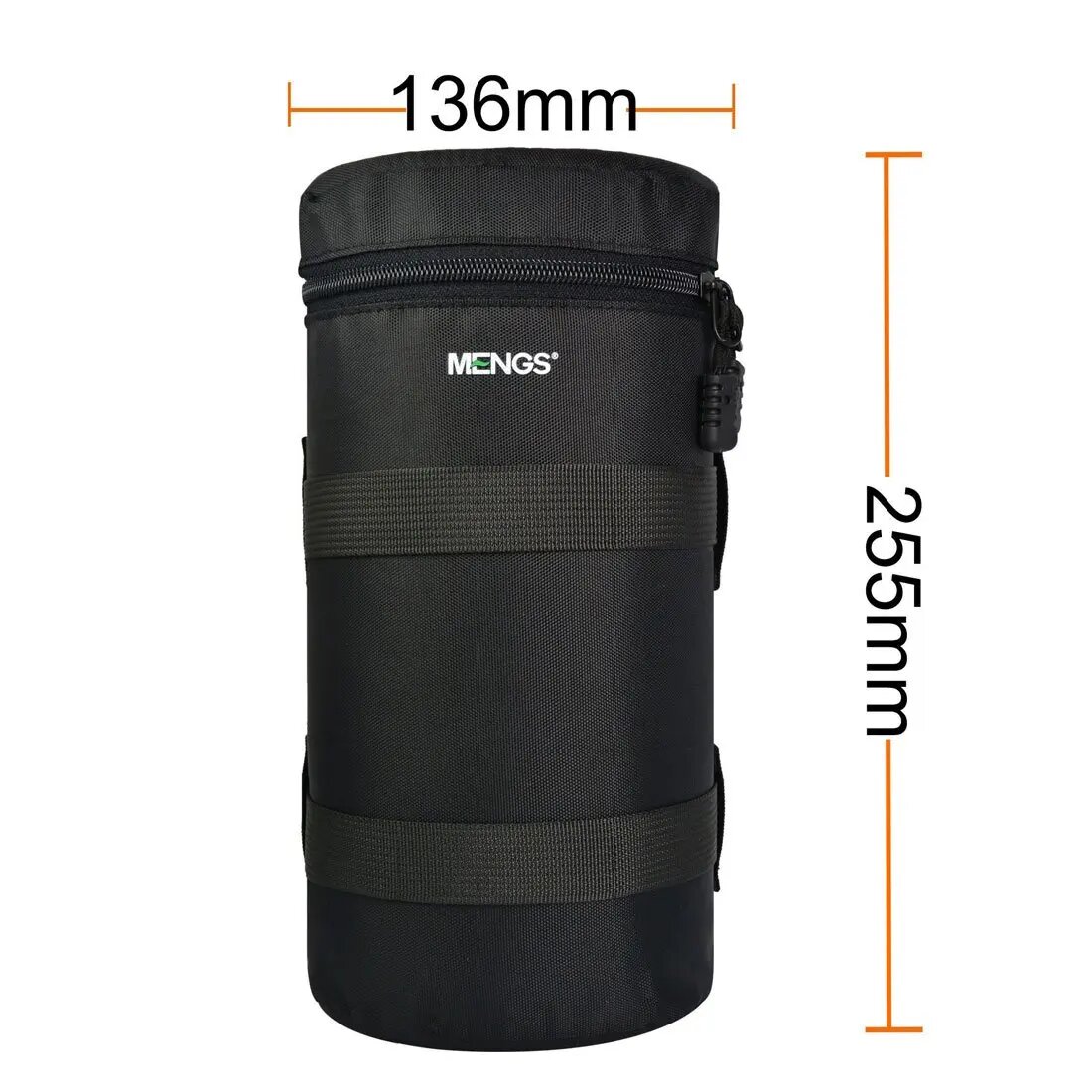 Чехол для объектива MCNGS, черный, XXXL