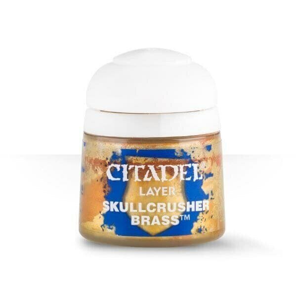 Краска акриловая Citadel Layer Skullcrusher Brass - 12мл.