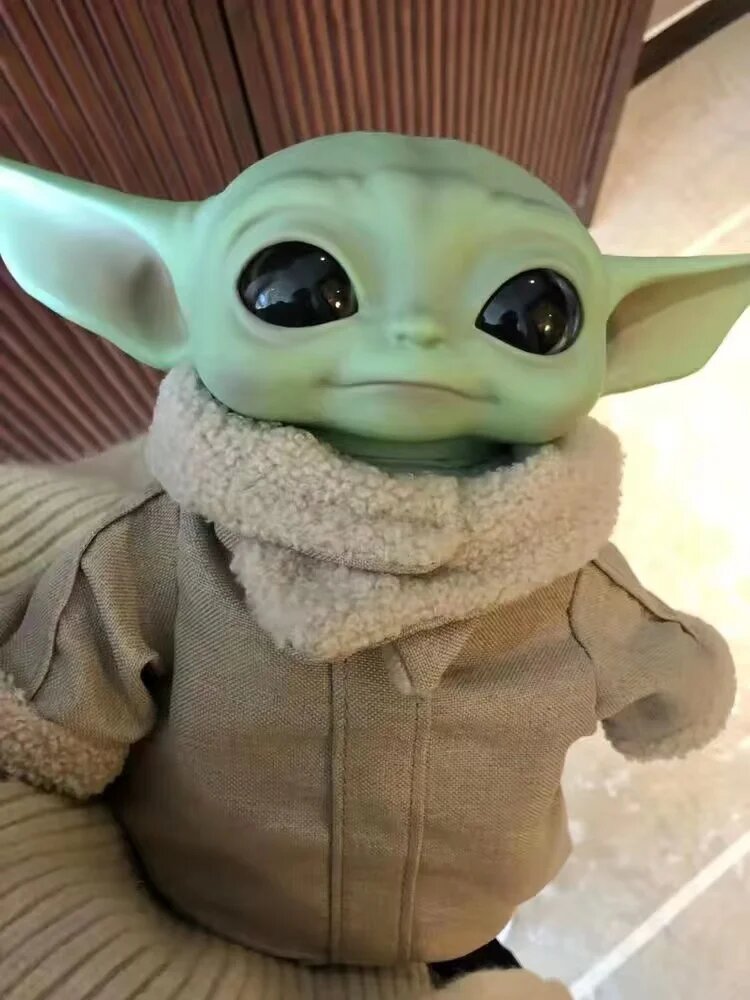 Фигурка Baby Yoda Grogu Star Wars 28 см ПВХ