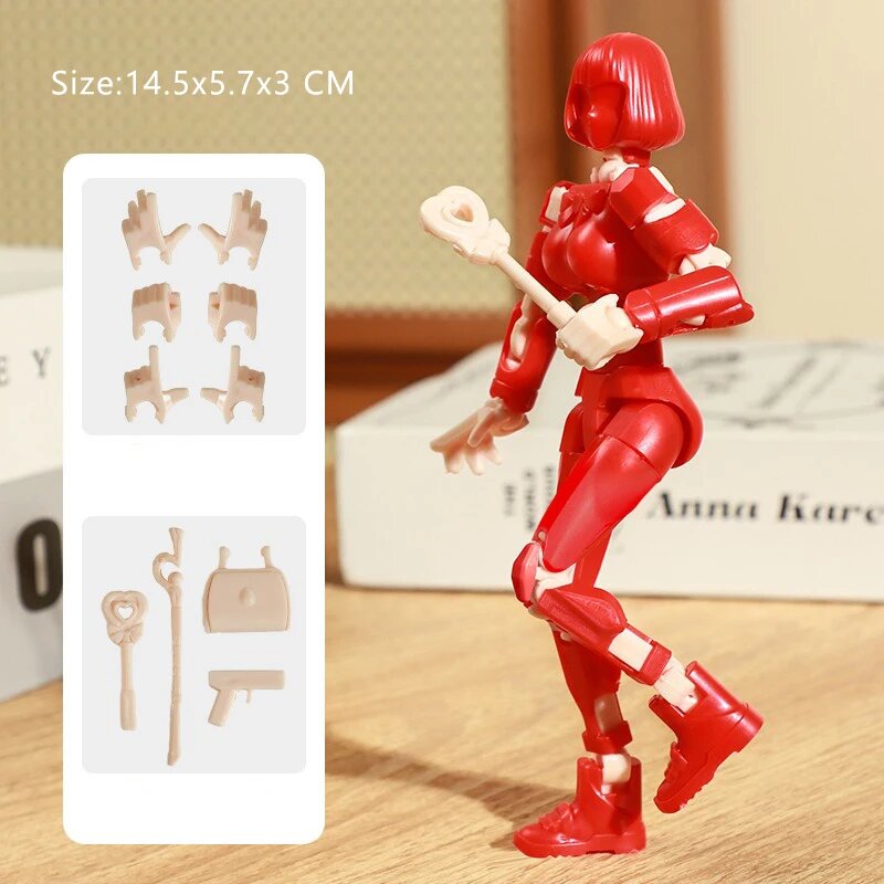 3D фигурка Волшебная красавица, Red
