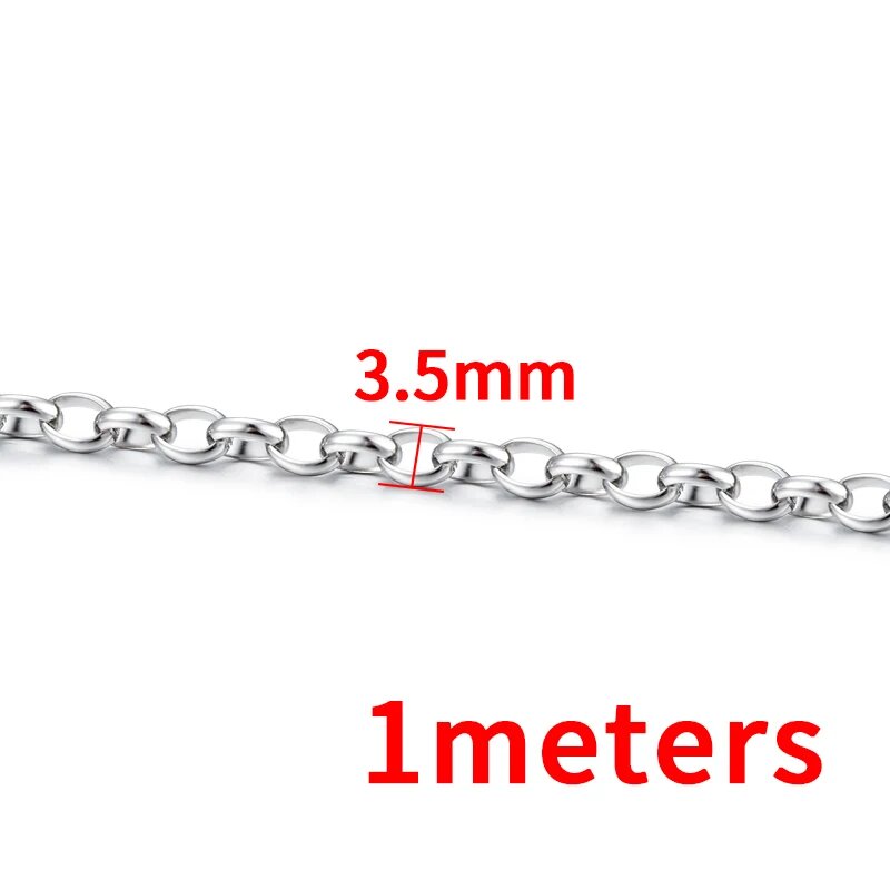 Цепь стальная 3.5 мм, 1 метр