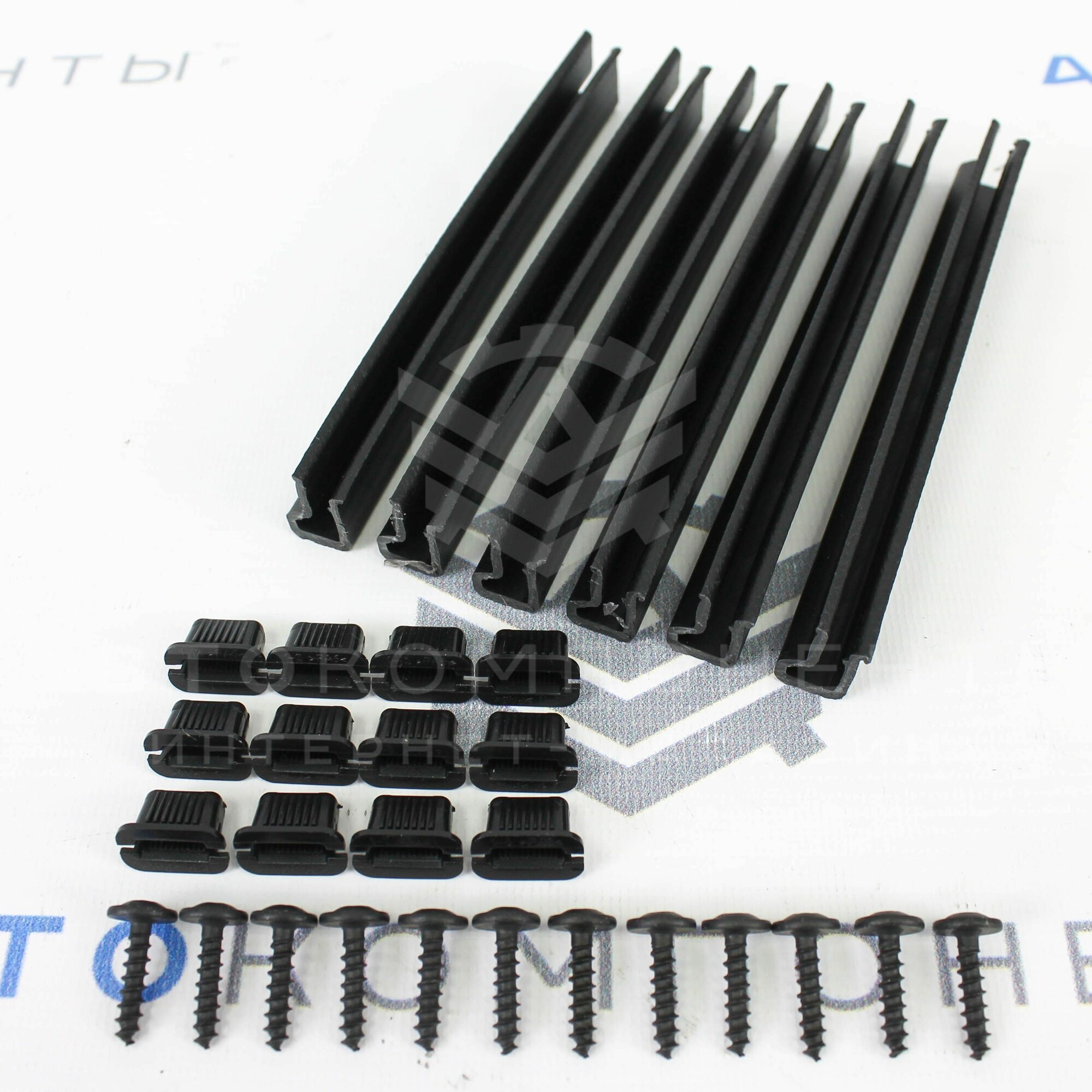 Комплект крепления внешних облицовок порогов для 2110-2112, Пpиopa