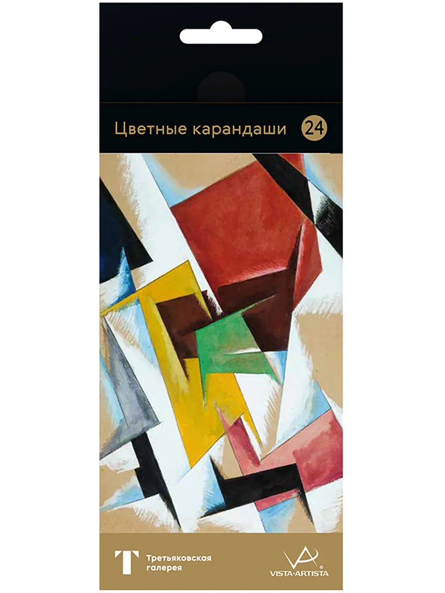 Карандаши цветные Fine. Попова, 24 цвета