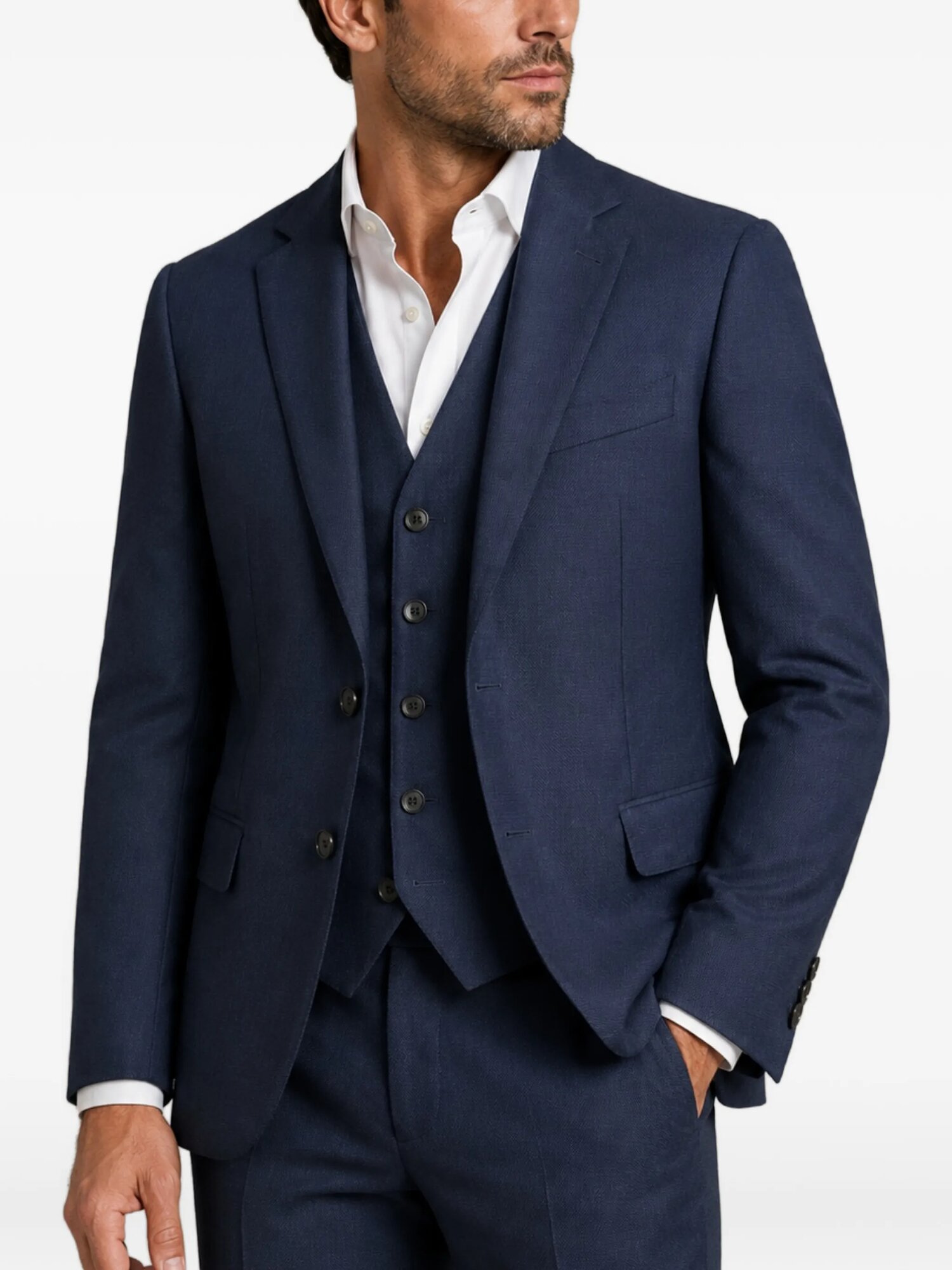 Комбинезон Digel Three-piece single-breasted suit, размер 50, blue — фото 1